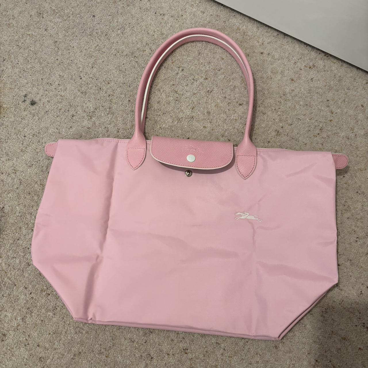 Longchamp Le Pliage Pink L Need gone asap !! 100%... - Depop
