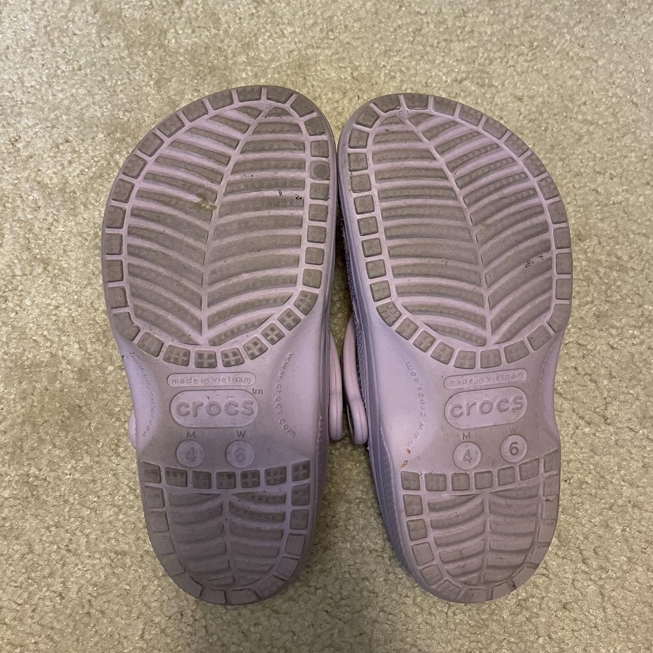 -Size 6 womens crocs (size 4 men) -Lavender #crocs... - Depop