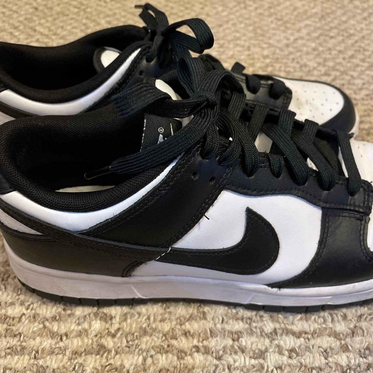 Nike panda dunk lows, men’s size 9: moderate... - Depop