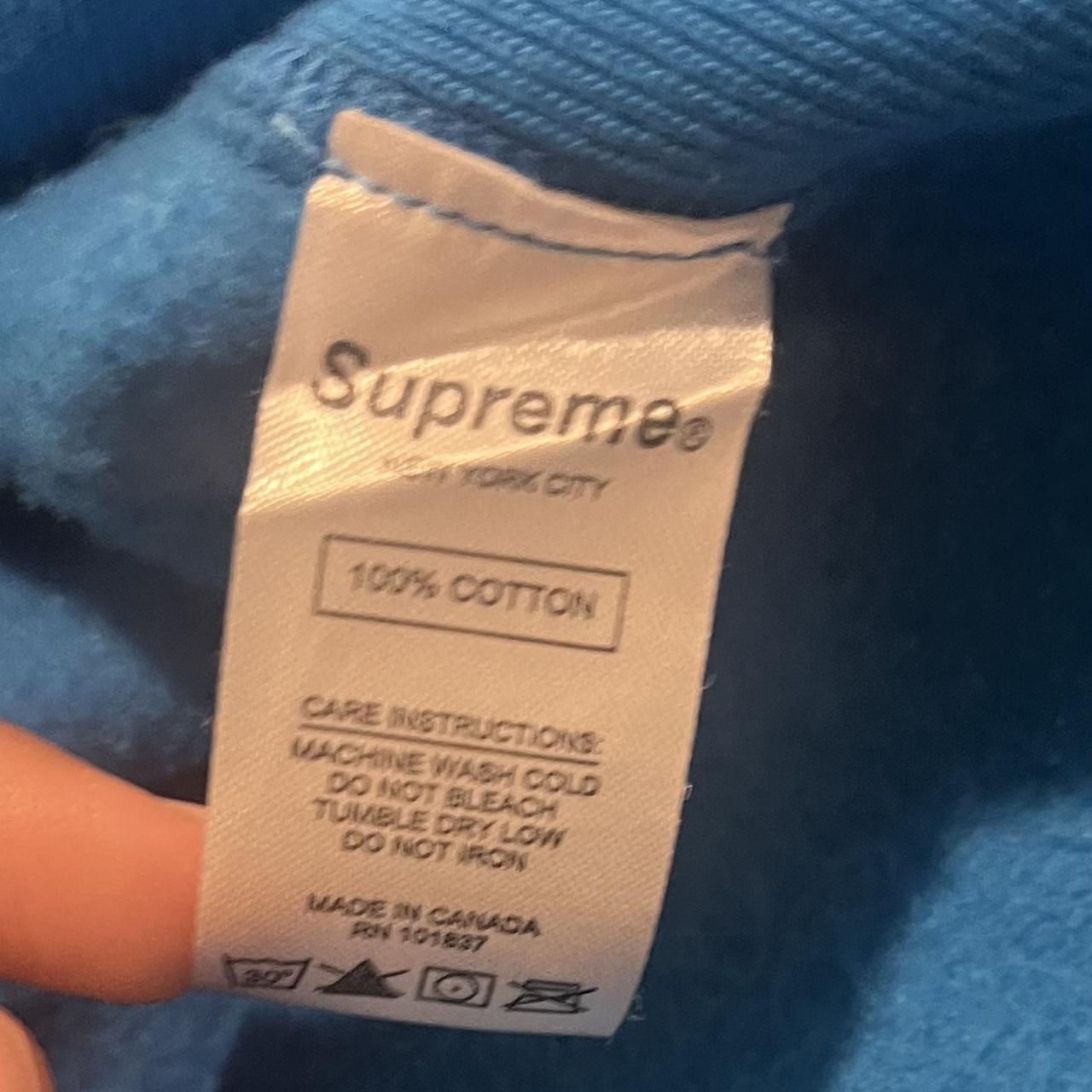 ! open to offers ! rare 2009 supreme baby blue over... - Depop
