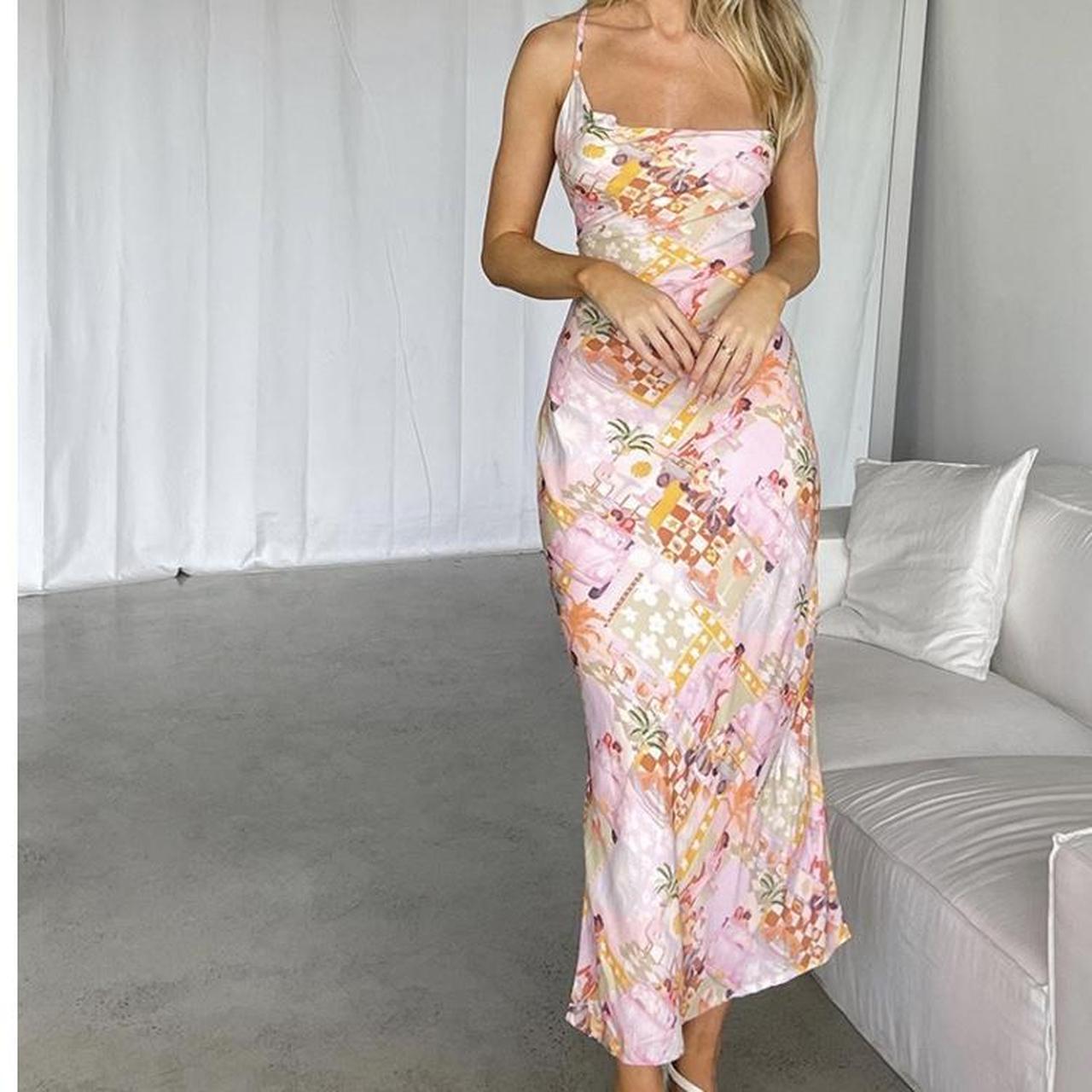 Dazie -Iconic No Drama Asymmetric Midi Dress Qty:... - Depop