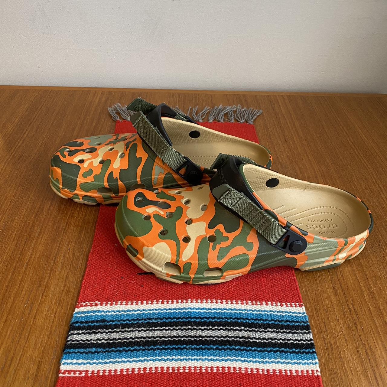 New without tags orange camo all terrain Crocs.... - Depop