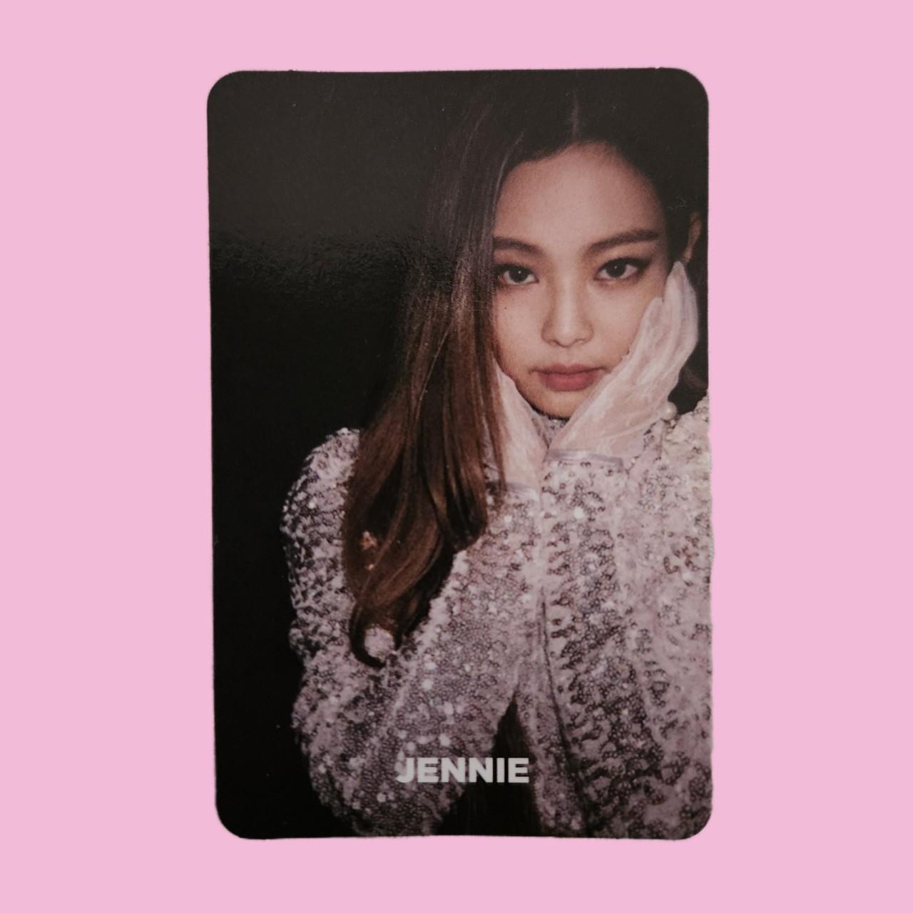 BLACKPINK JENNIE Square Up Photocard Black... - Depop