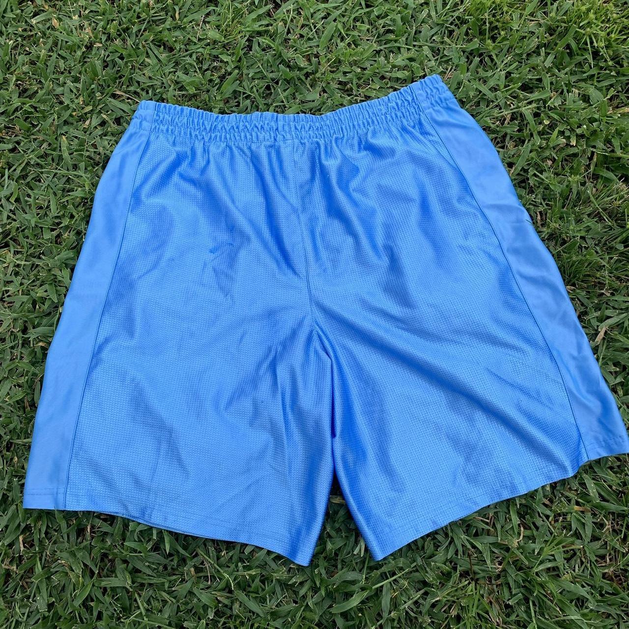 Light Blue Gym Shorts Brand Starter Size Tag Cut Depop