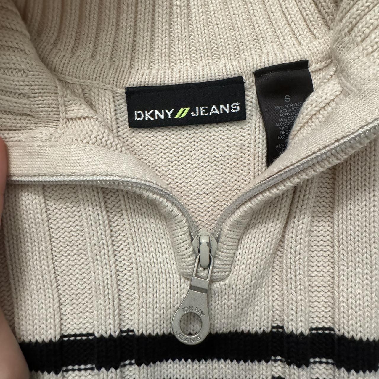 Knit half zip DKYN JEANS pullover Very cute and... - Depop