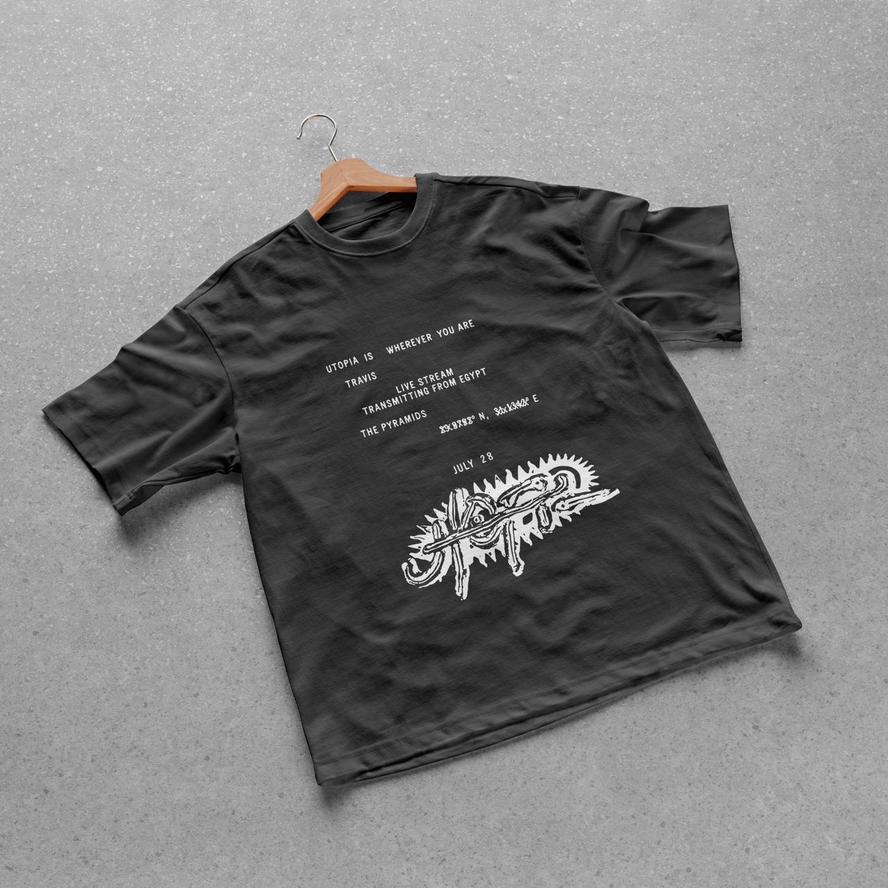 Travis Scott Cactus Jack Utopia The Pyramids Graphic... - Depop