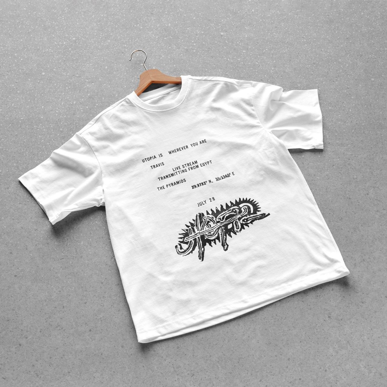 Travis Scott Cactus Jack Utopia The Pyramids Graphic... - Depop