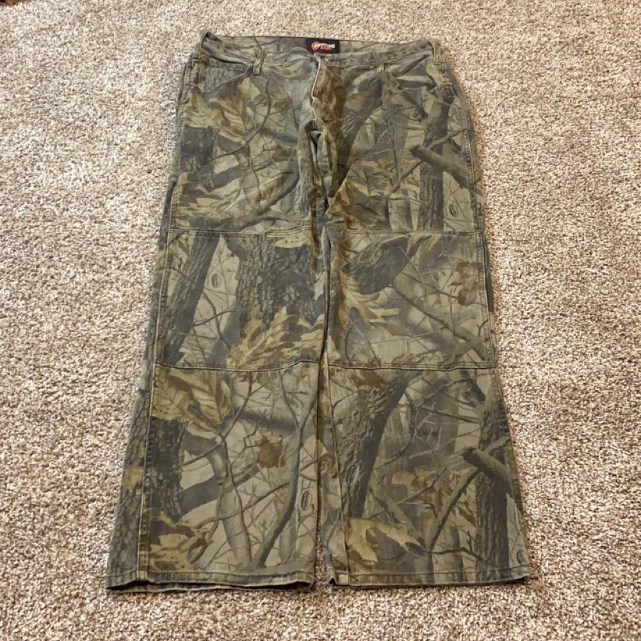 Baggy Y2k Camo Real Tree Pants Size 38. The pants... - Depop