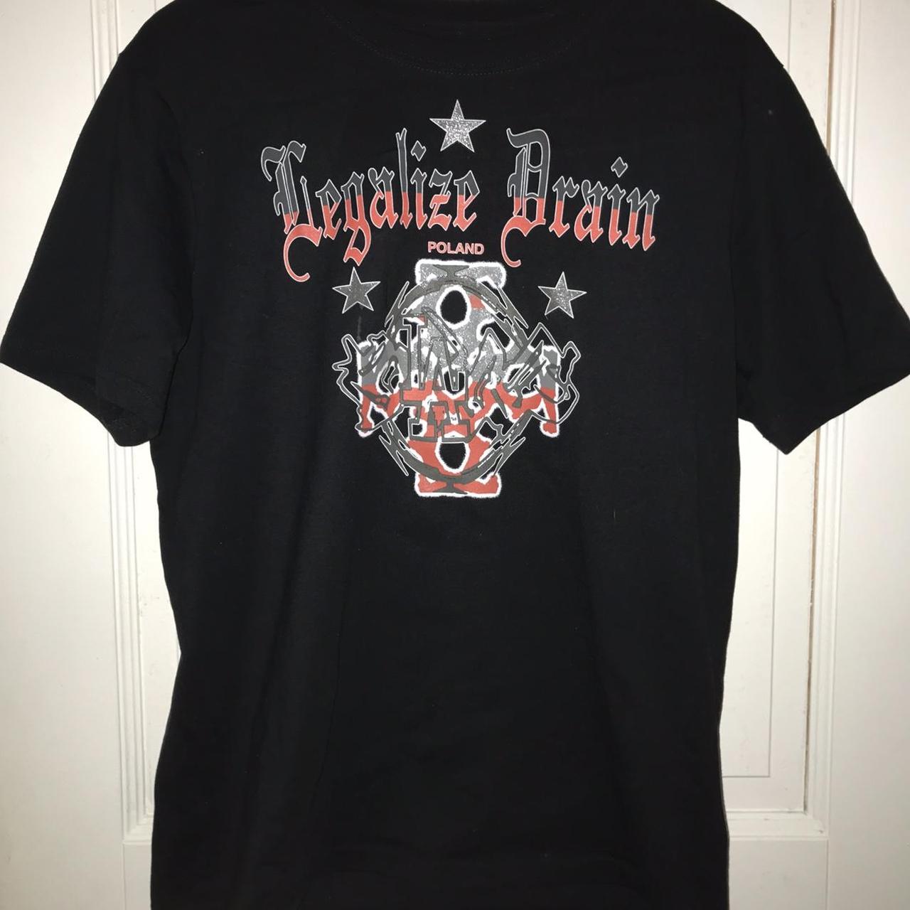 Bladee Drain Gang legalize Poland shirt 9/10 tried... | Depop