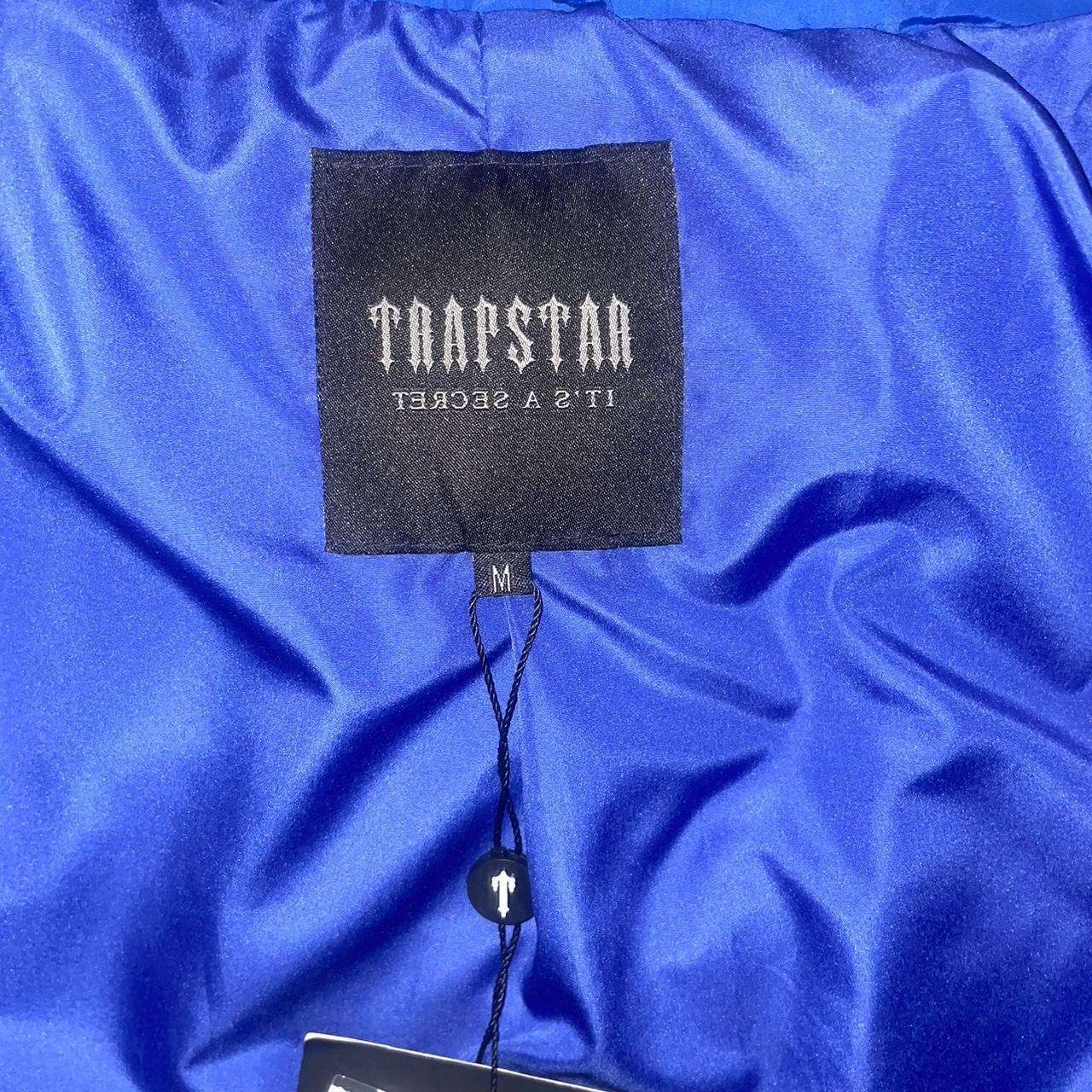 Blue Trapstar Hyperdrive puffer jacket Size medium... - Depop