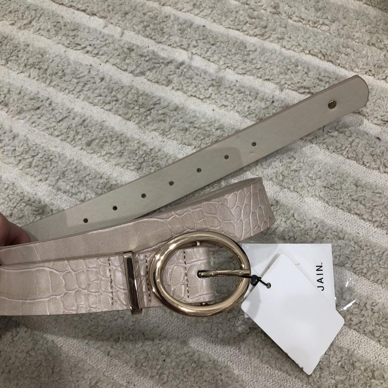 PETA + JAIN Faux Snake Skin Belt; Never worn, only... - Depop