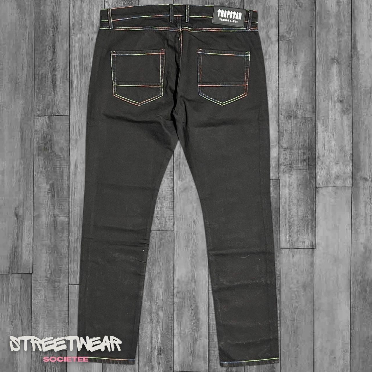 Trapstar Jeans “Spectrum" In Black 🌪 EXTREMELY RARE,... | Depop