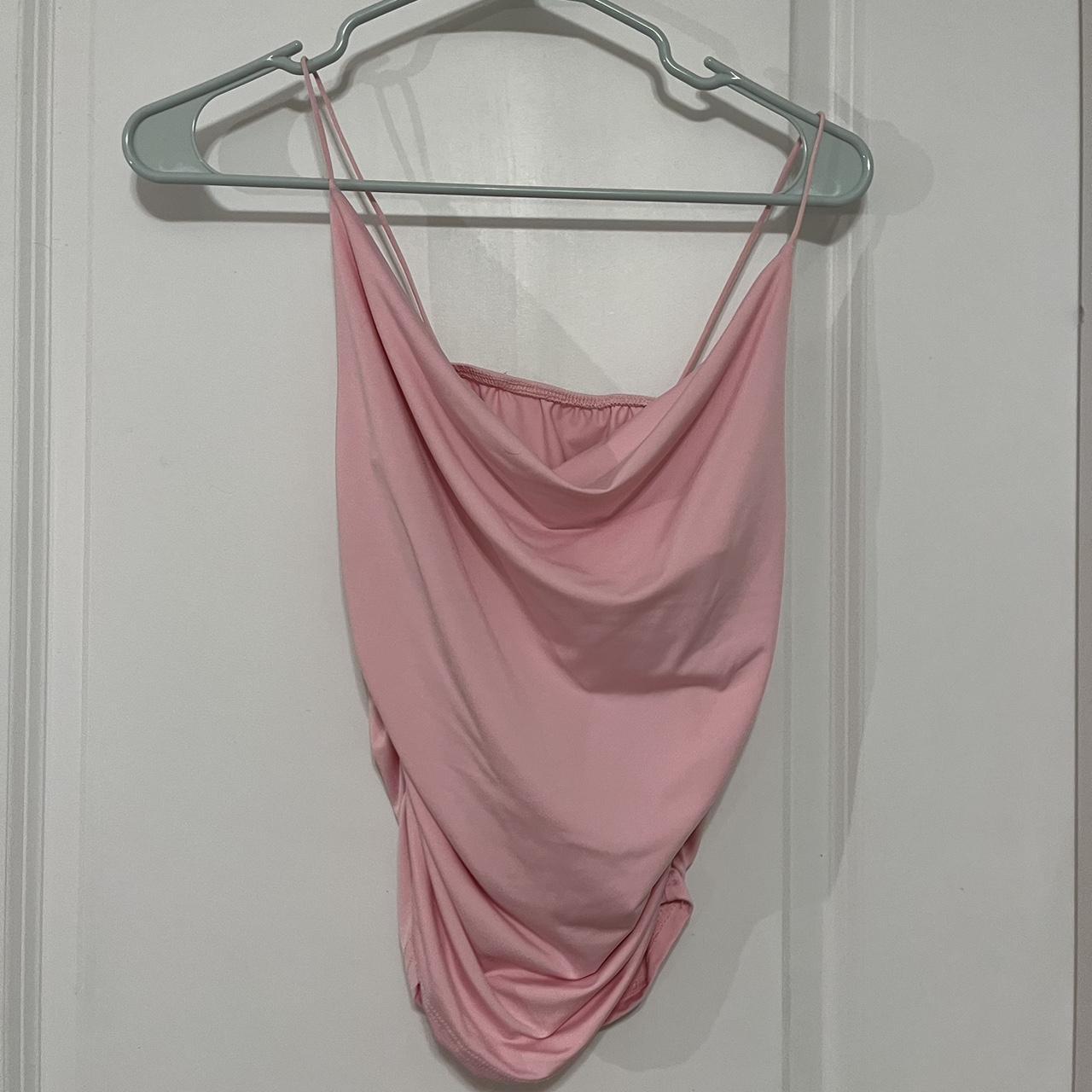 light pink scrunched top. perfect for a night out!... - Depop