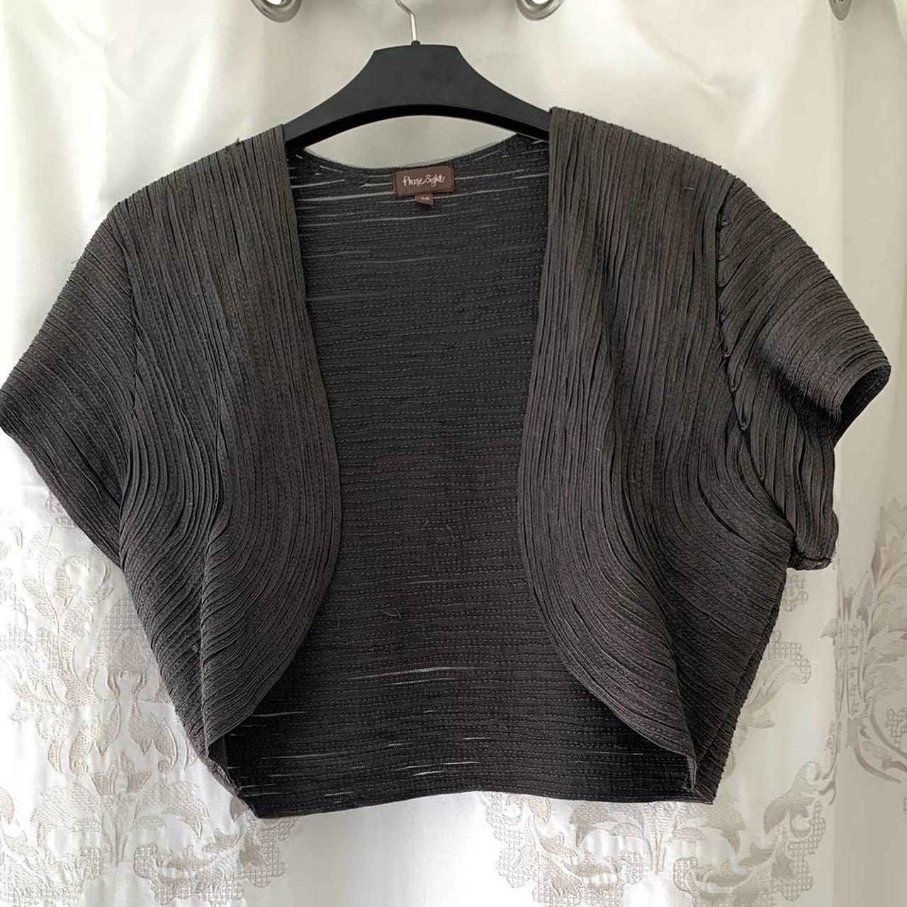 Beautiful dark grey Phase Eight shrug / short... - Depop