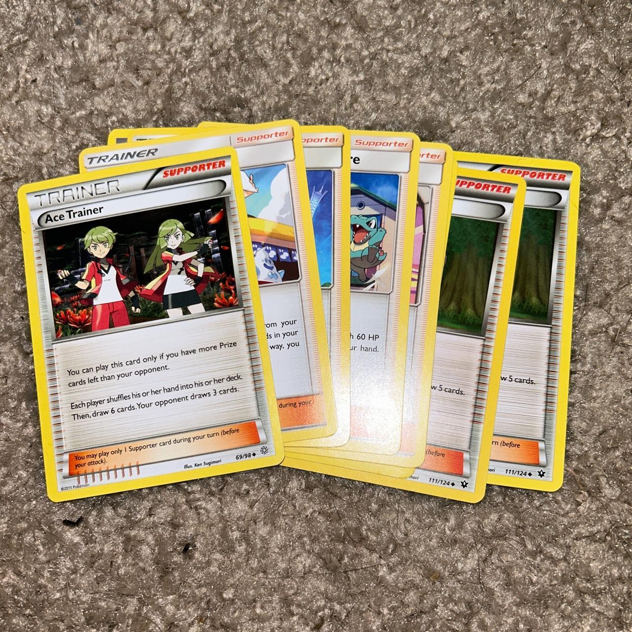 Assorted Supporter Cards #SupporterCards #Pokémon... - Depop