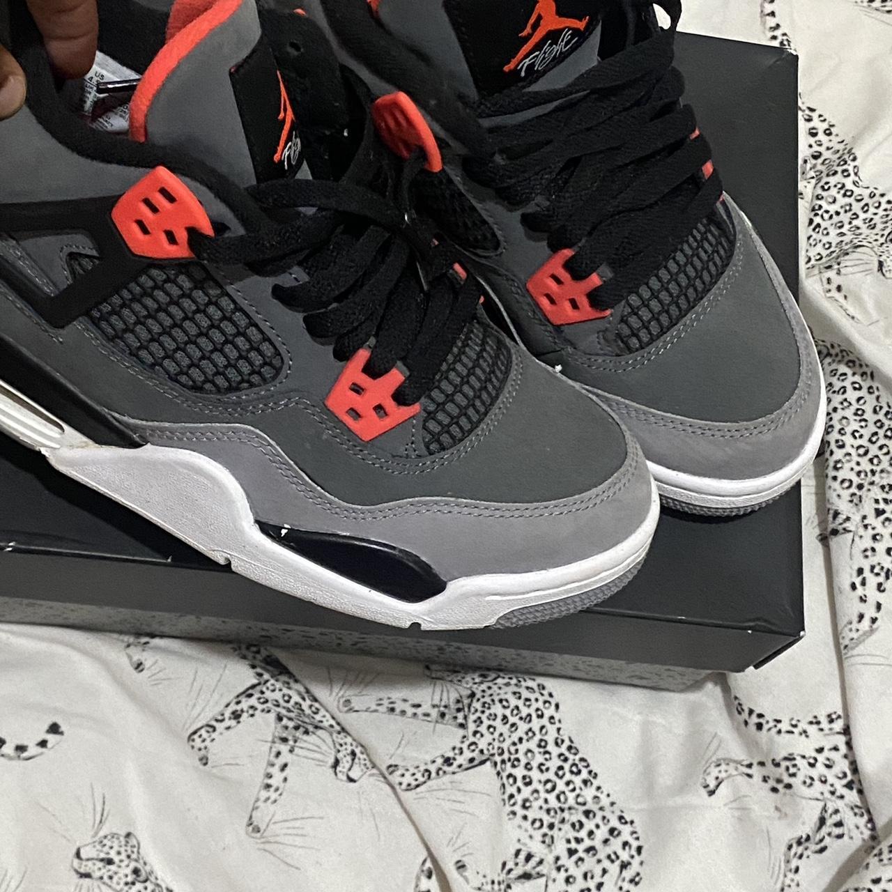 size 4.5 jordan 4s infrared - Depop