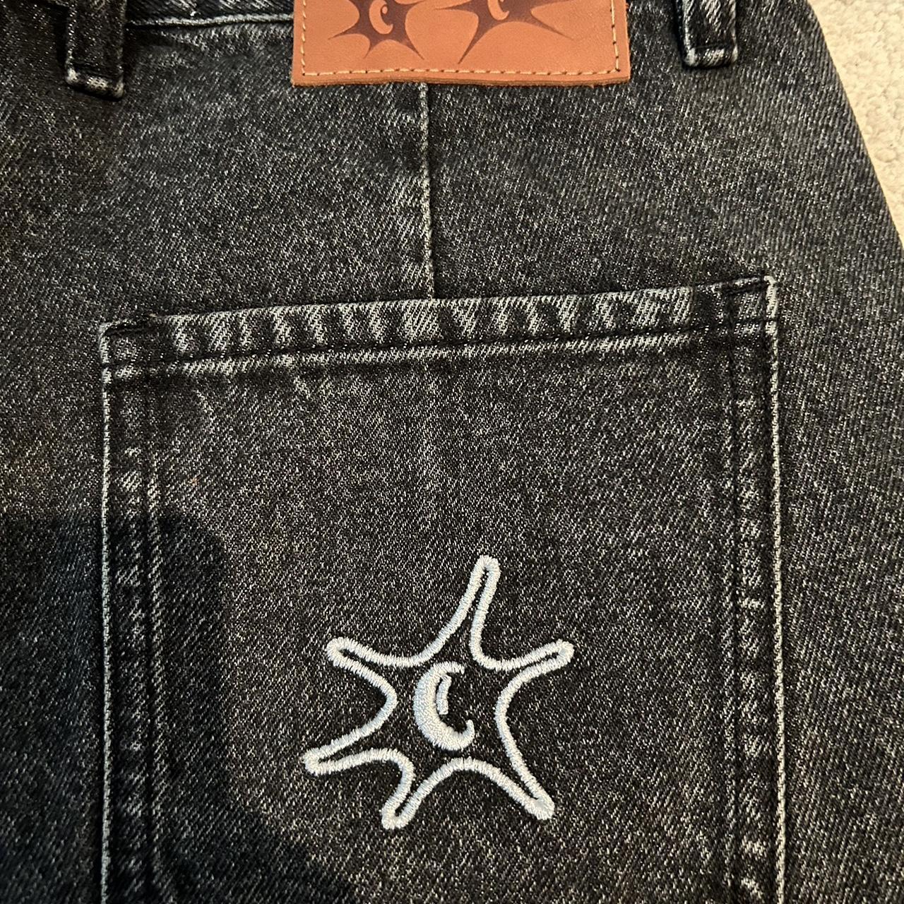 Black protect jorts - Depop