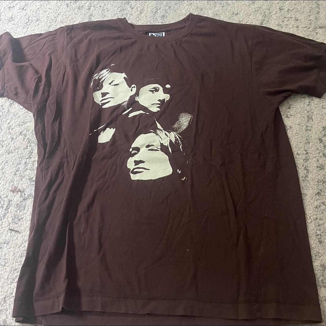 Vintage brown graphic tee Size extra large - Depop