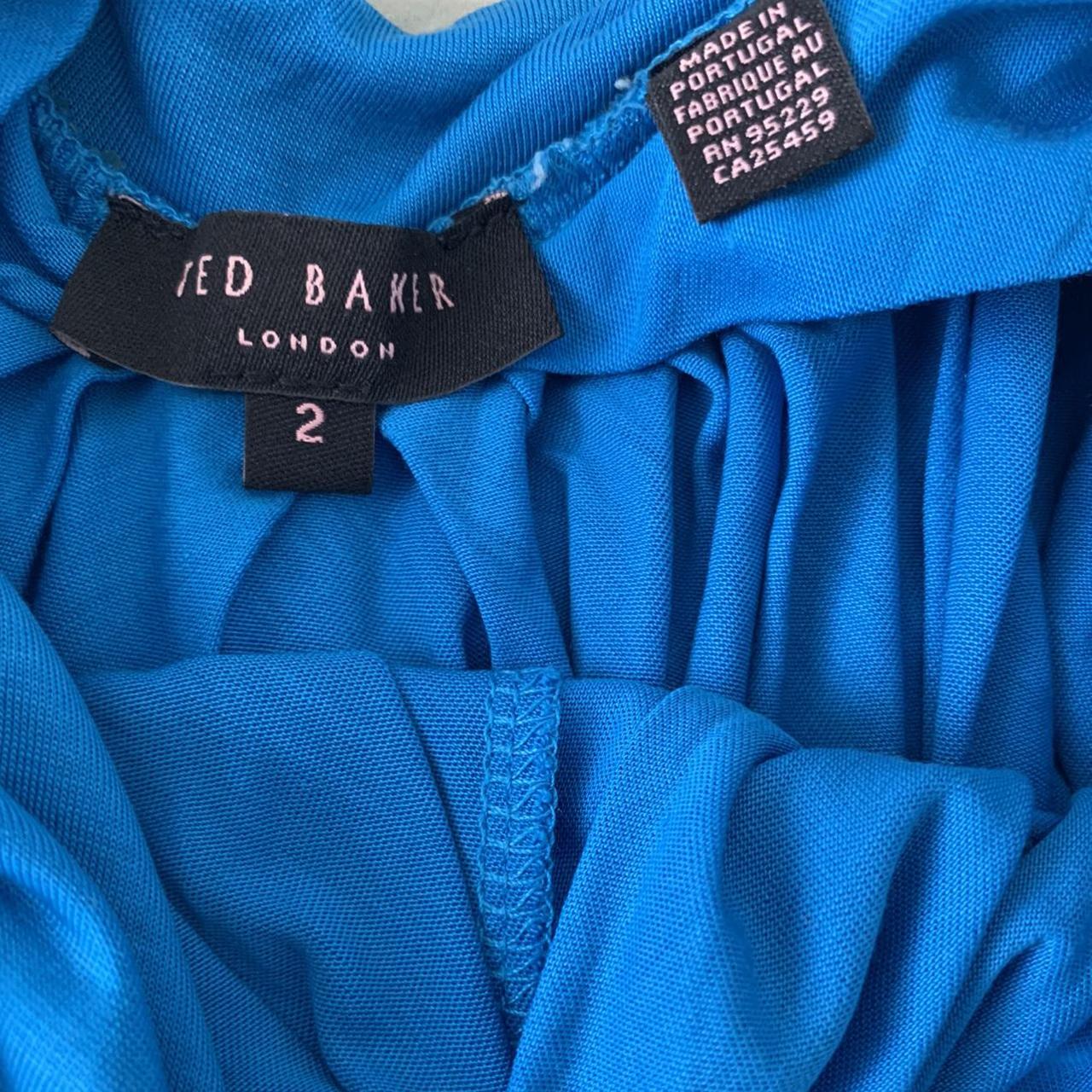 Beautiful Blue Ted Baker Cocktail Dress Dress Depop