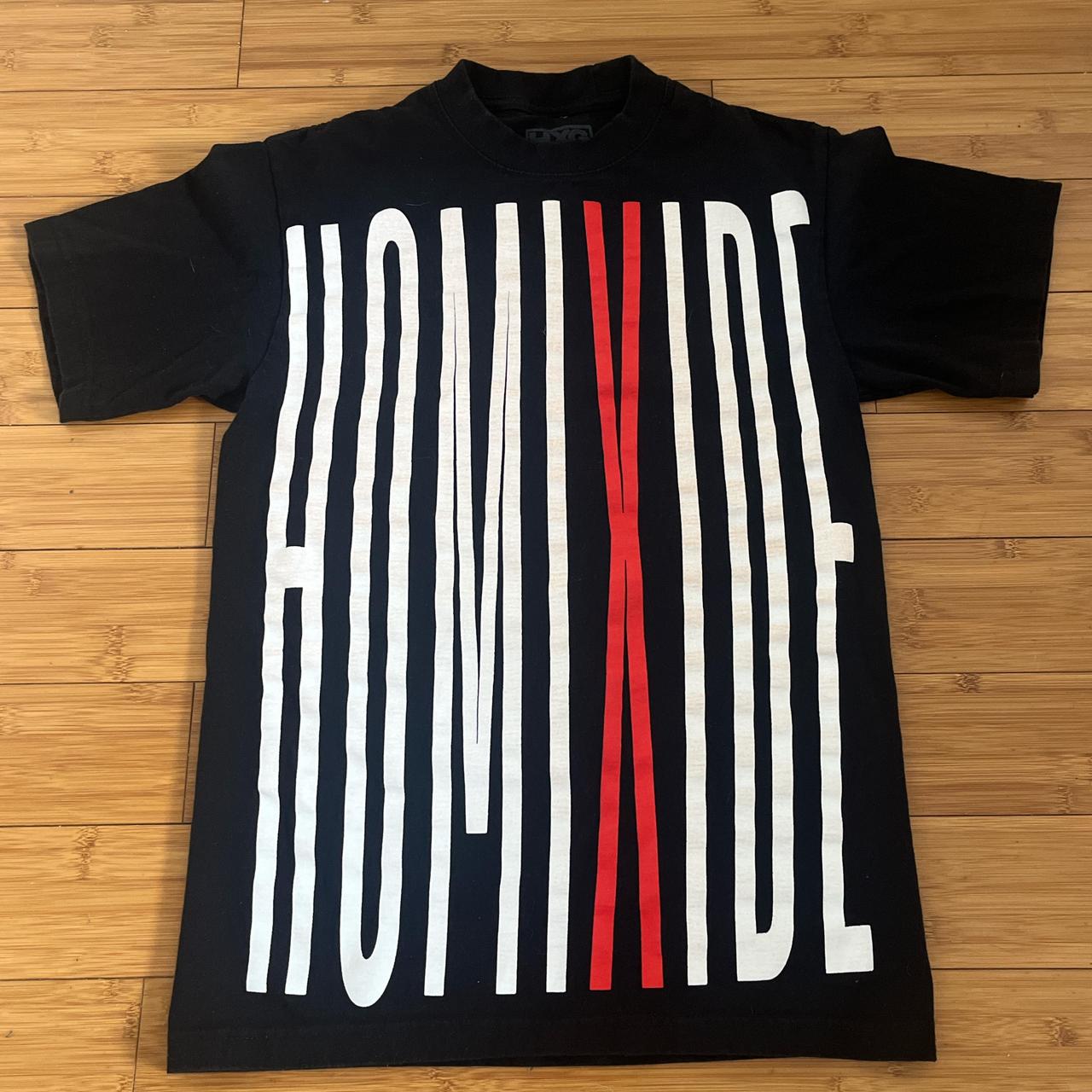 HOMIXIDE GANG TEE -rare shirt -5th amendment... - Depop