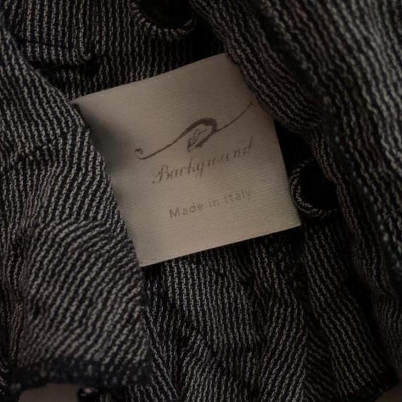 The most gorg vintage Grey and white corset top with... - Depop