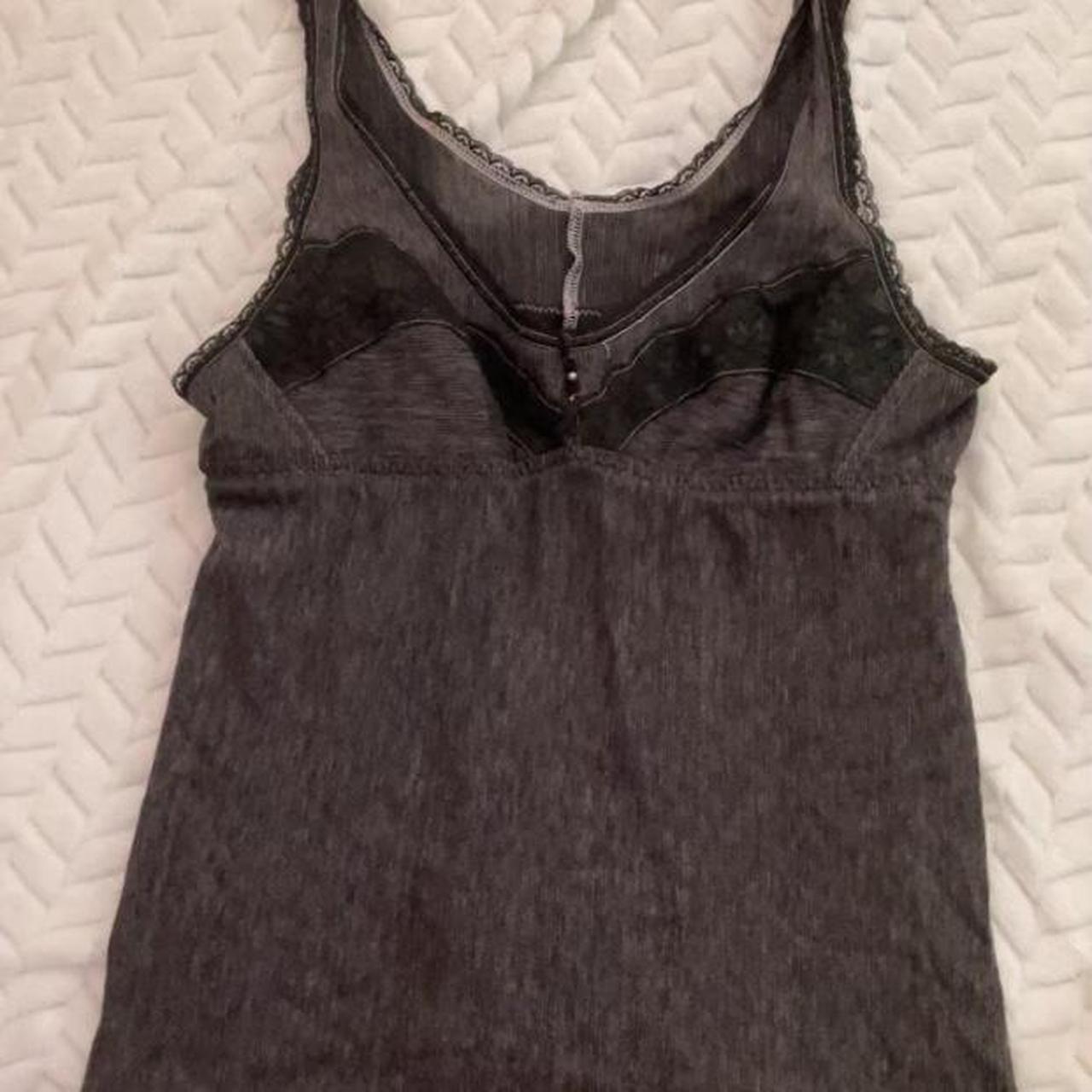 The most gorg babydoll black and grey lace cami... - Depop