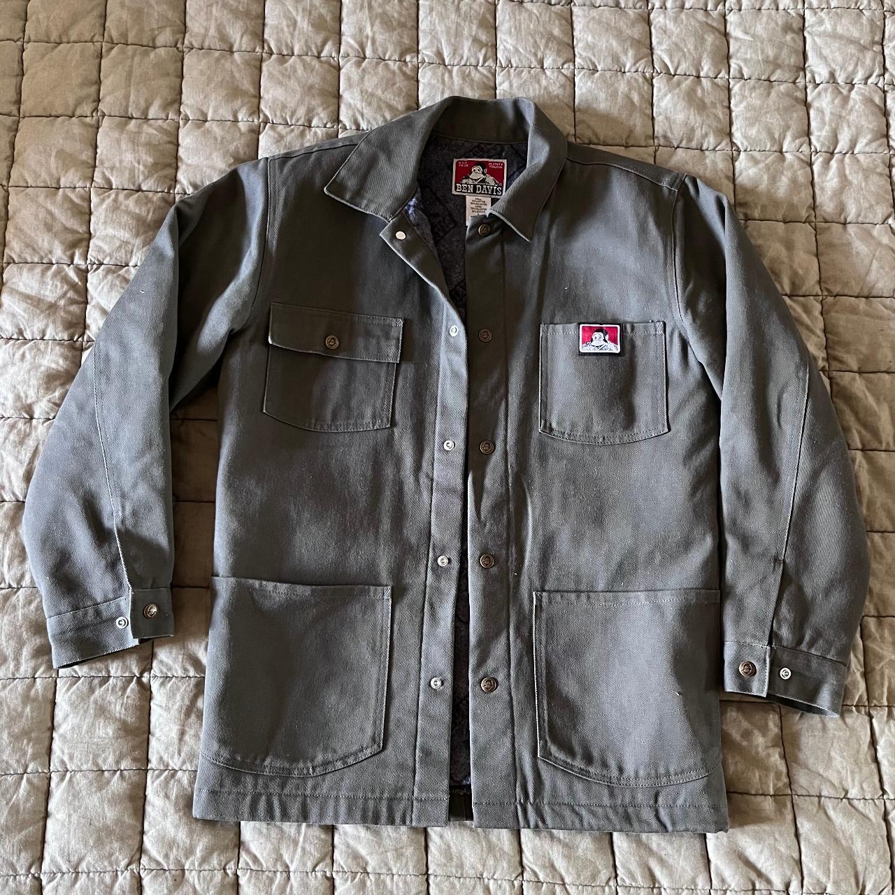 Ben Davis Original Style Jacket - snap front with... - Depop