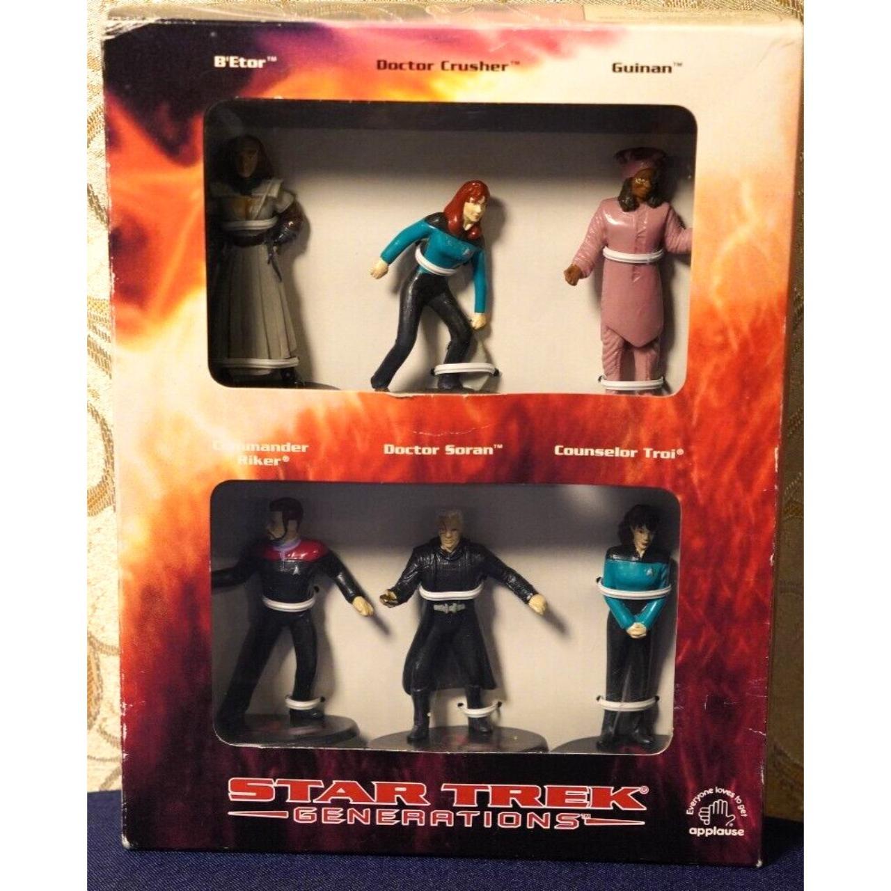 Star Trek Generations Set of 6 Collectible Figurines... - Depop
