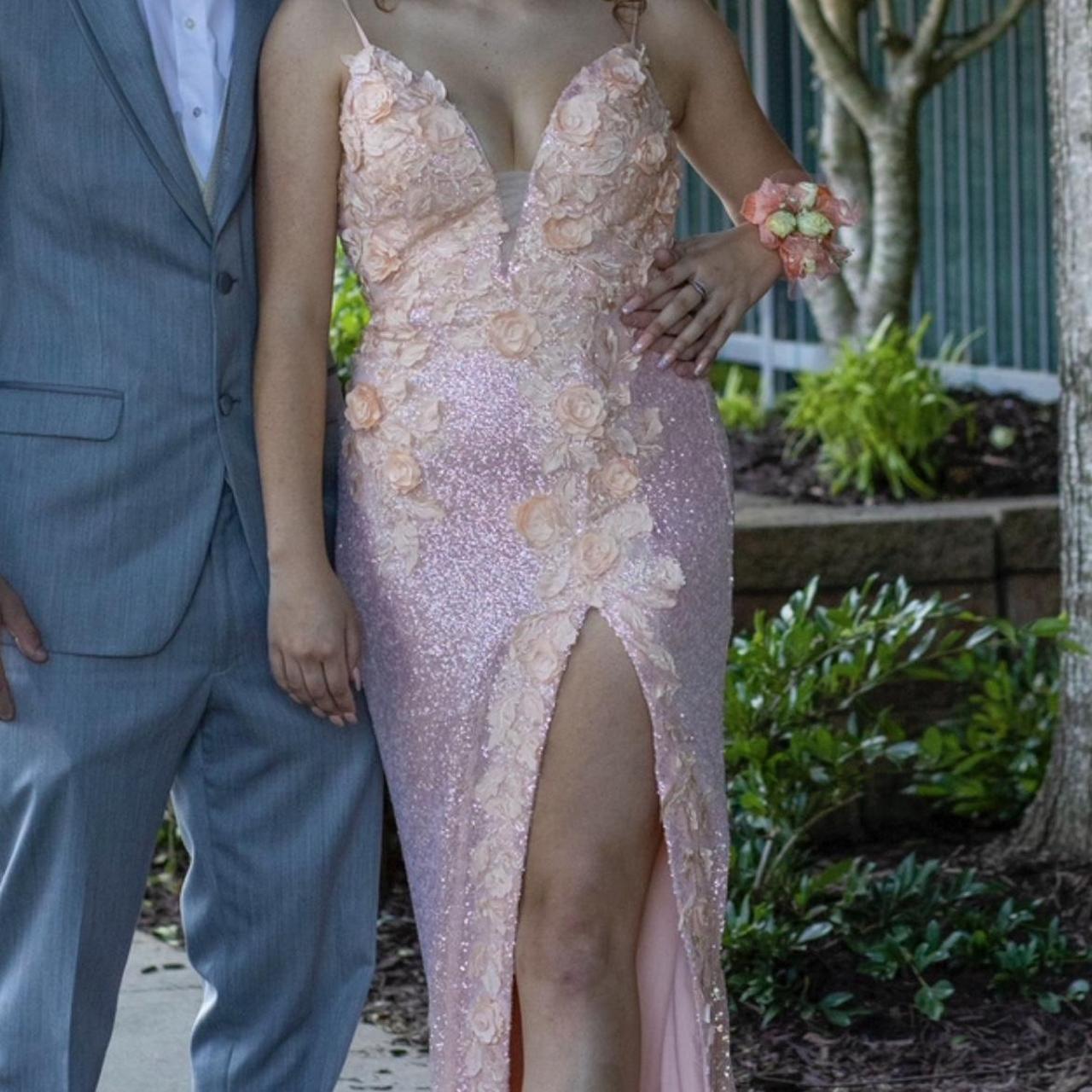 Poffie Girls Jovani Prom dress -bought it for about... - Depop