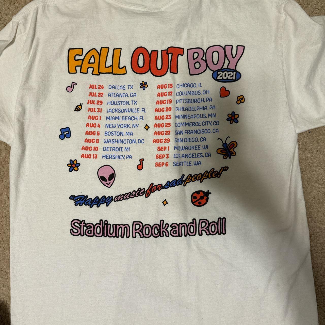 Fall Out Boy Tour Merch 2021 "happy music for sad... - Depop