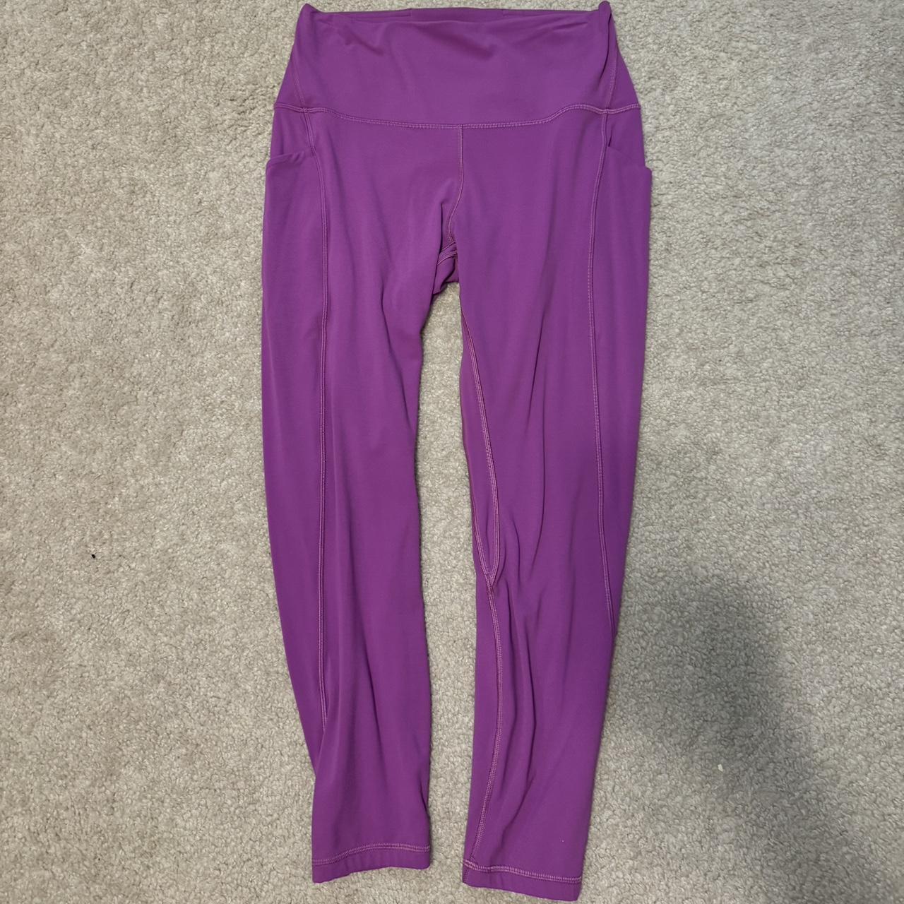 Purple Lululemon Wonder Under Leggings, size 10. - Depop