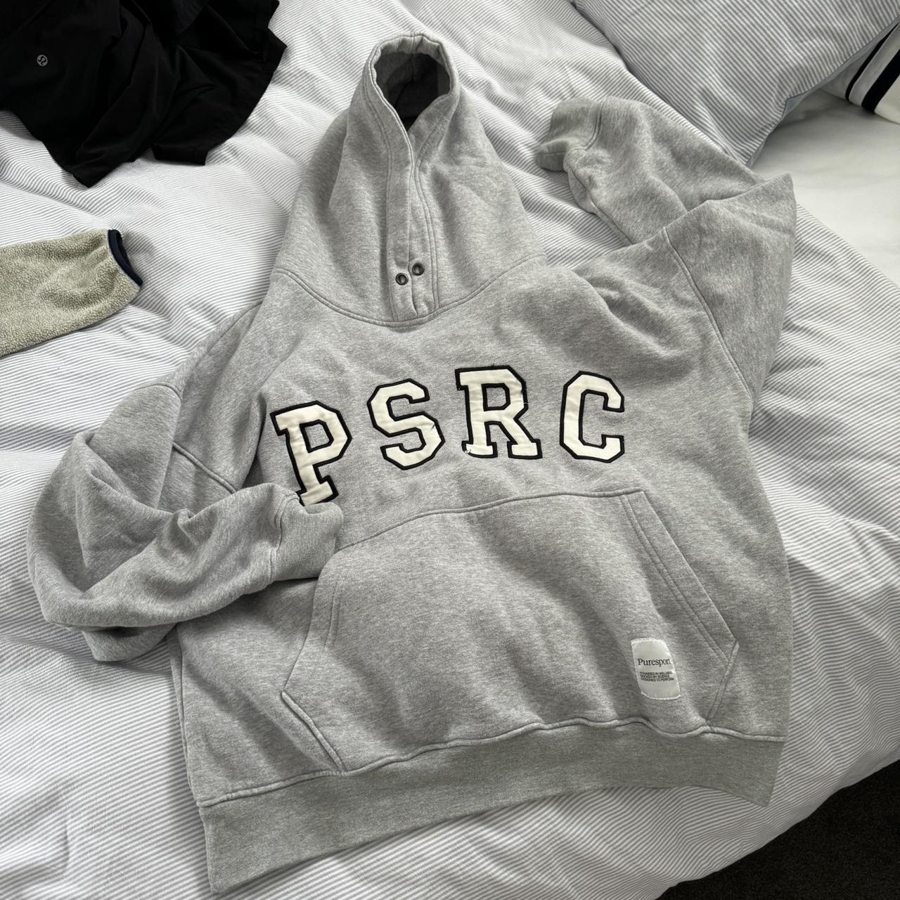 Puresport run club Grey HOODIE - Depop
