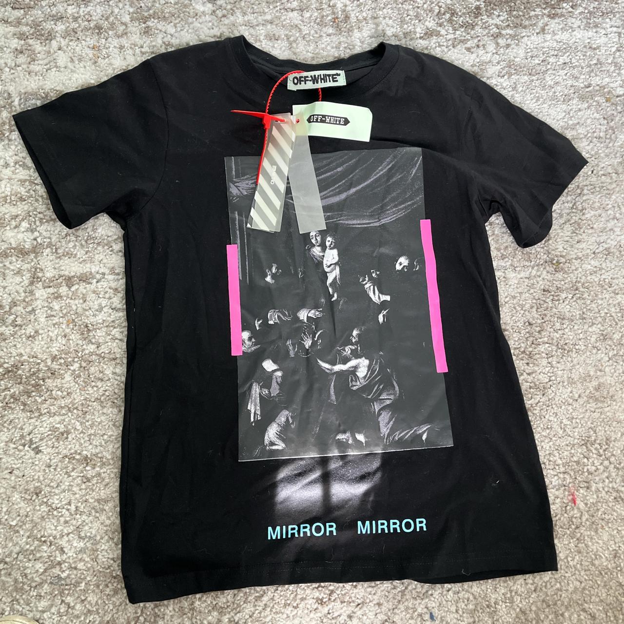 off white mirror mirror shirt. message for more info... | Depop