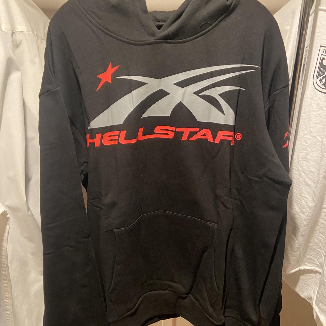 Black and red Hellstar Sport Hoodie New with tags - Depop
