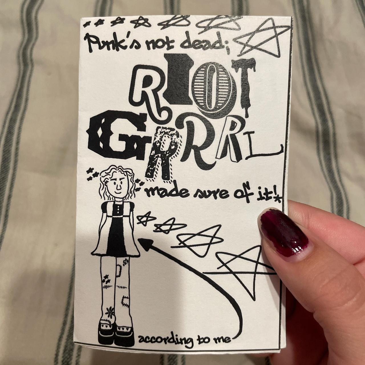 riot grrrl zine! a zine i made about the riot grrrl... - Depop