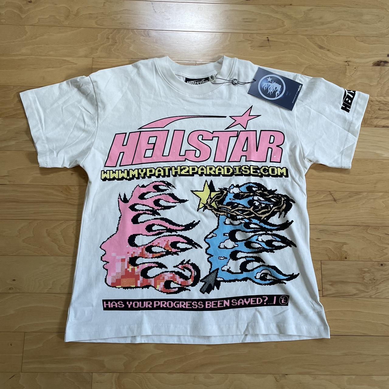 Hellstar Pixel Path 2 Paradise Tee White Brand New... - Depop