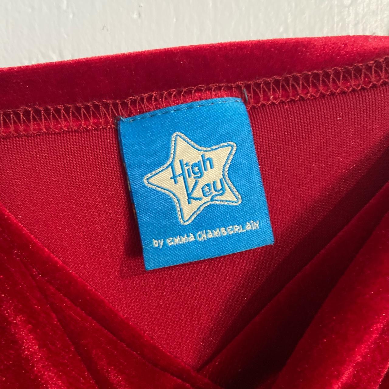 High Key Red Velvet Crop Top Its From Emma Depop