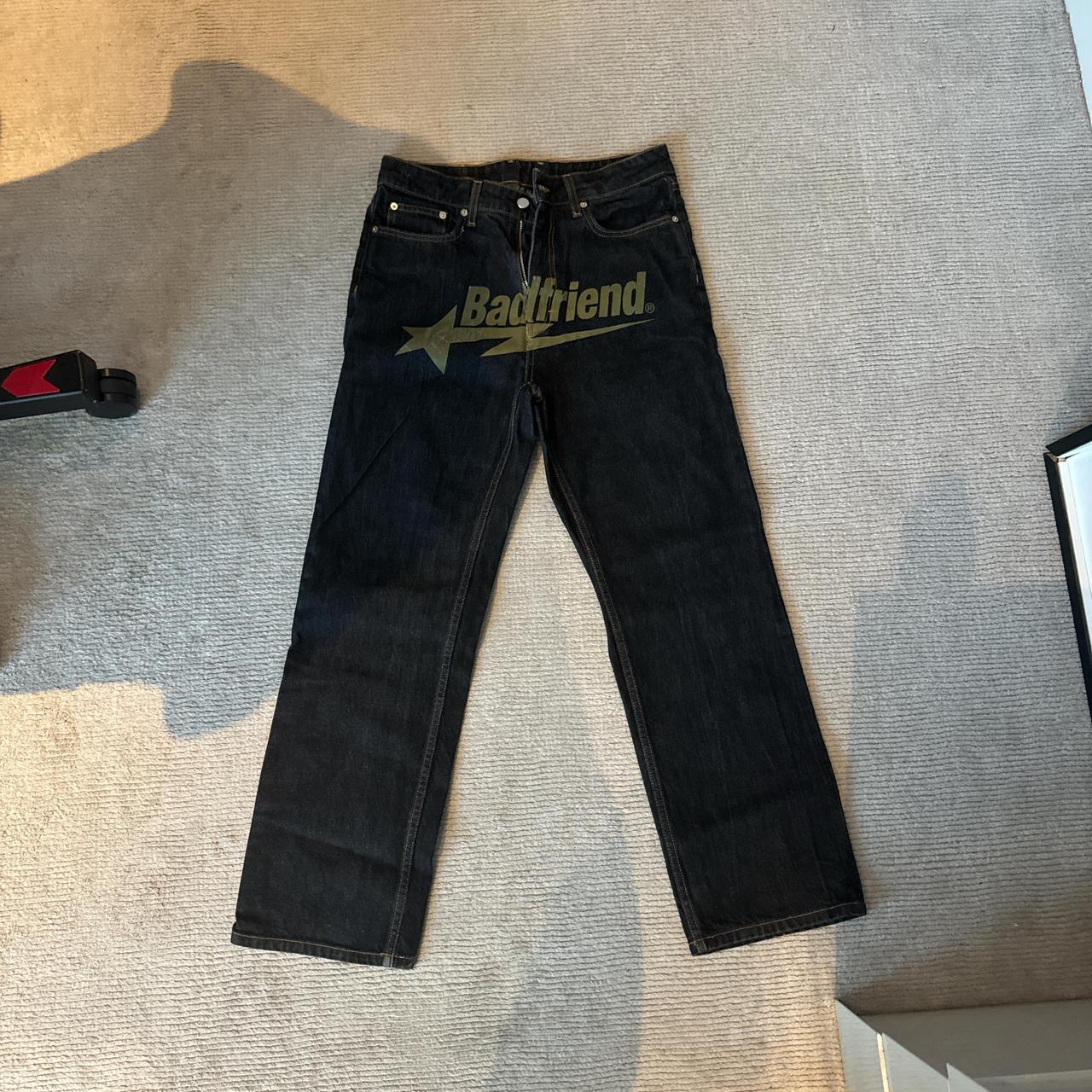 Olive Green Badfriend Jeans - Depop