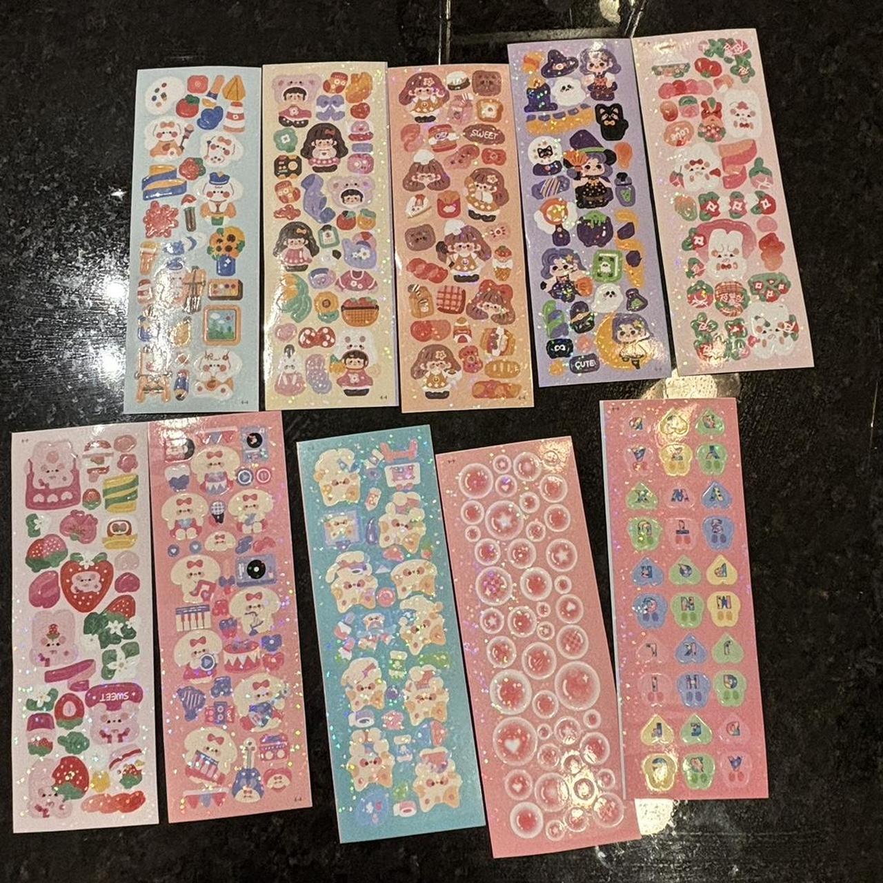 10 sheets stickers - Depop