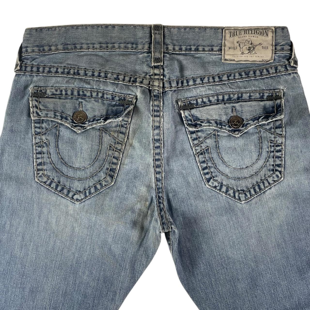 Blue True Religion Vintage Jeans - W:40 L:34 Size... - Depop