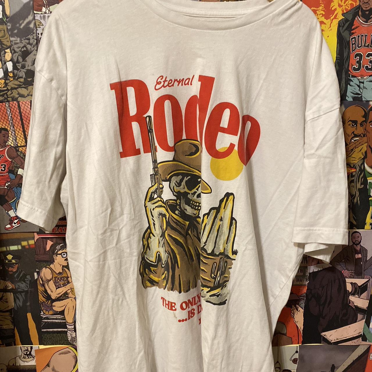Eternal Rodeo Skeleton Tee - Great condition -... - Depop