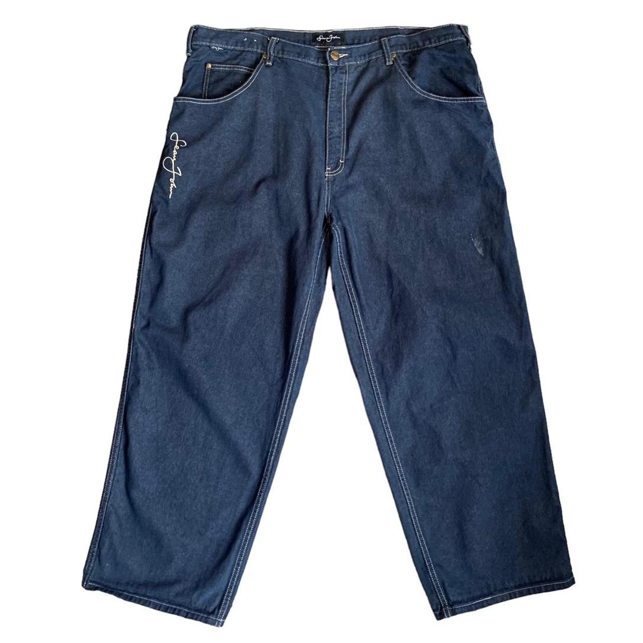 Sean John Men's Navy Jeans | Depop