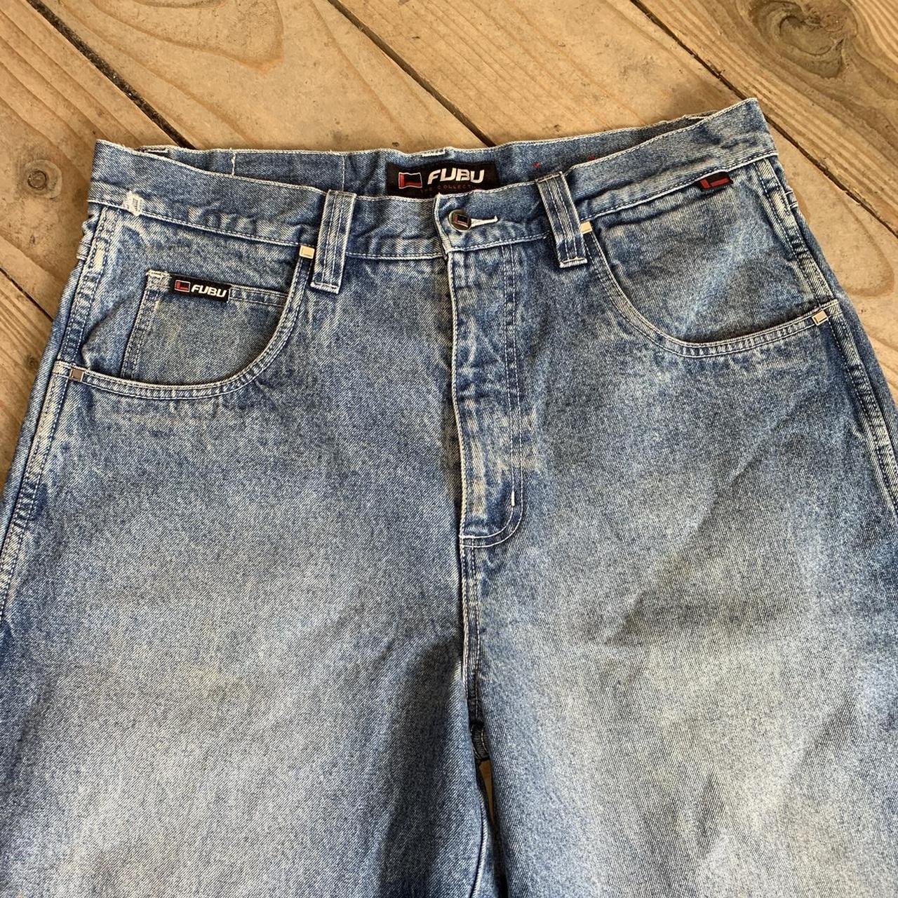 FUBU Men's Blue Shorts | Depop