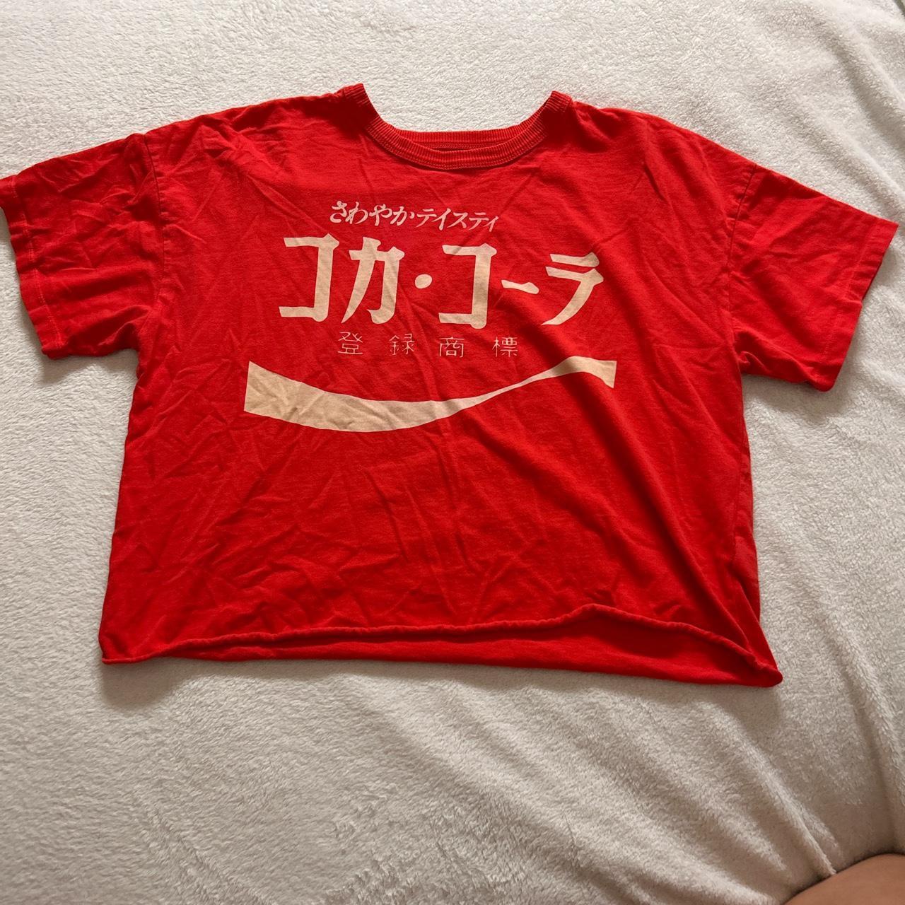 Coca-cola crop top Large - Depop