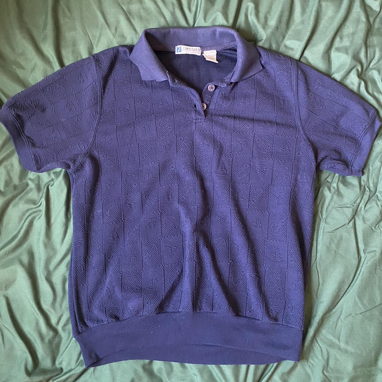 very cute polo with sailboats on it! #polo - Depop