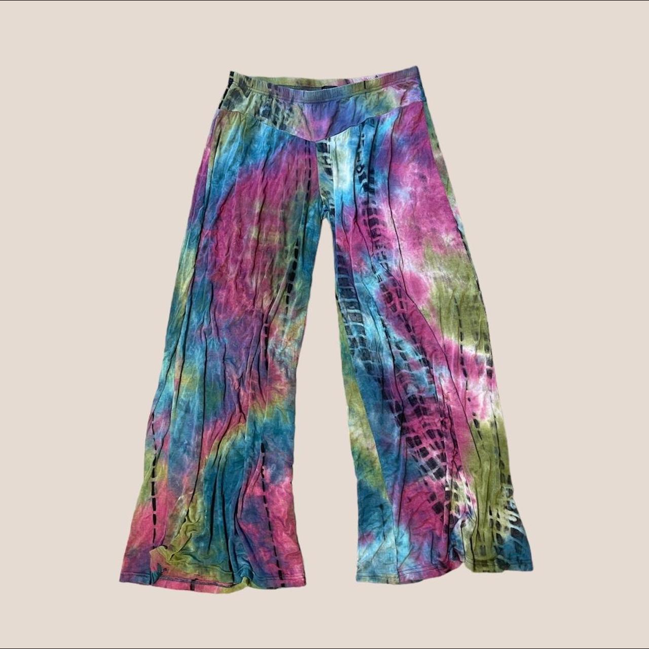 Super Cute Wet Seal Tie Dye Hippie Pants Flares Depop