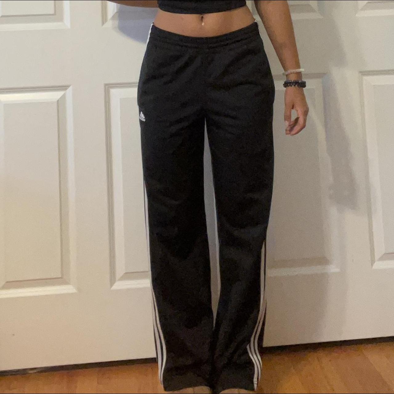 adidas straight leg track pants women’s small have... - Depop