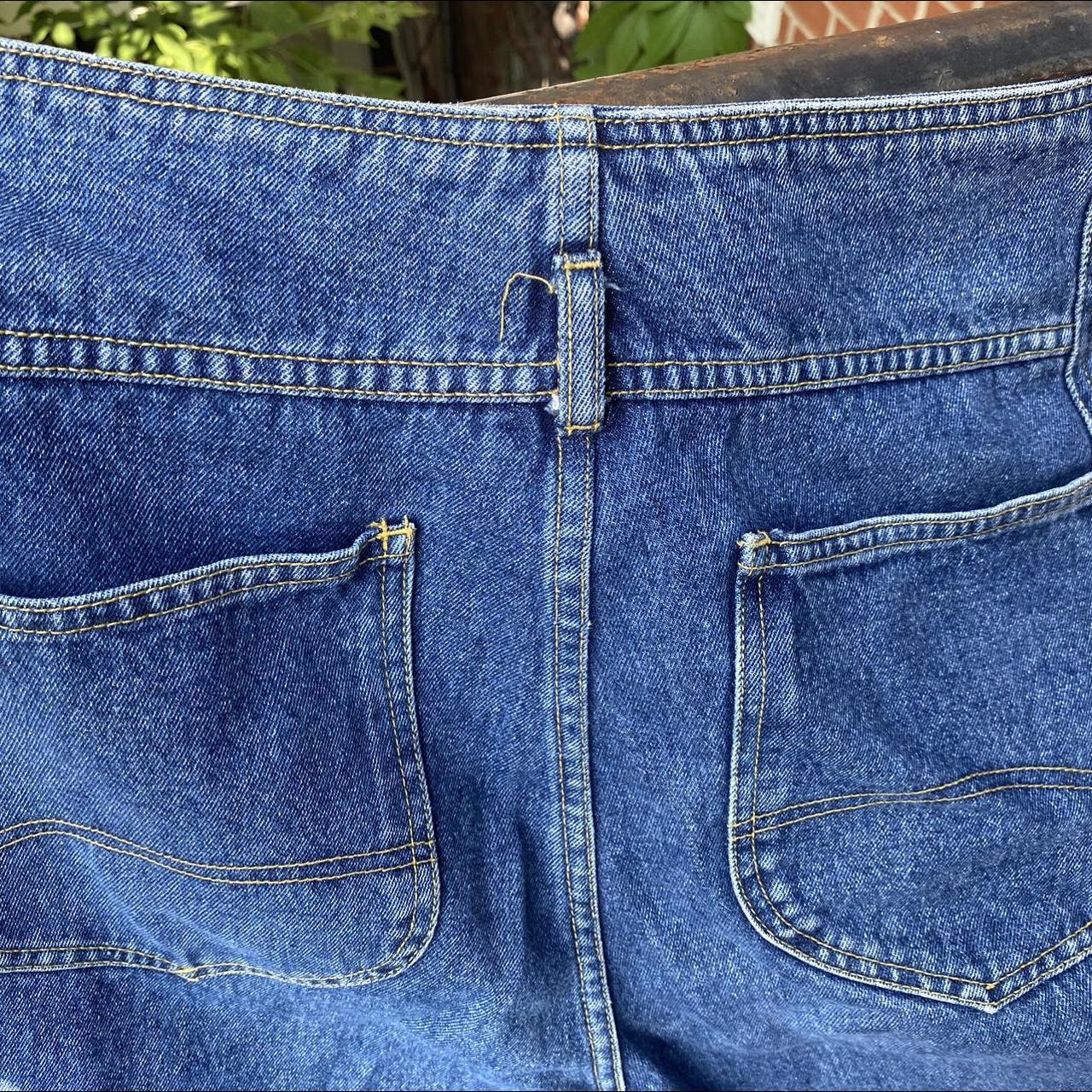 80s double button jeans. Ultra high waisted! Funky... - Depop