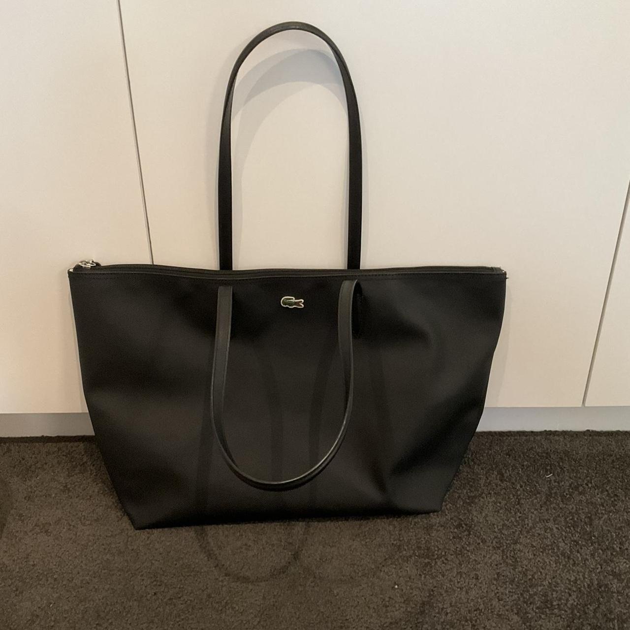 Lacoste black tote hand bag Perfect for school or... - Depop