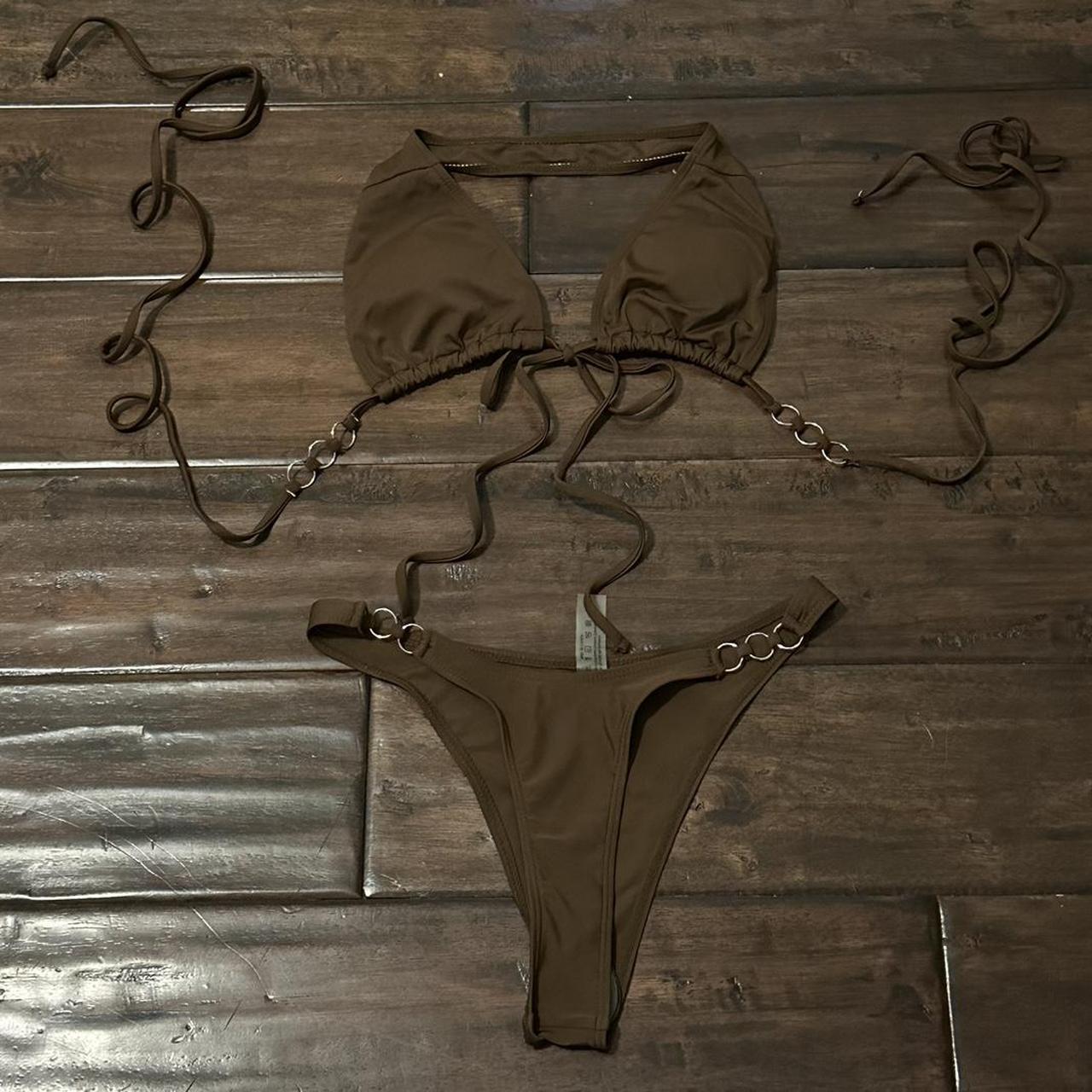 small brown bathing suit from shein Never worn - Depop